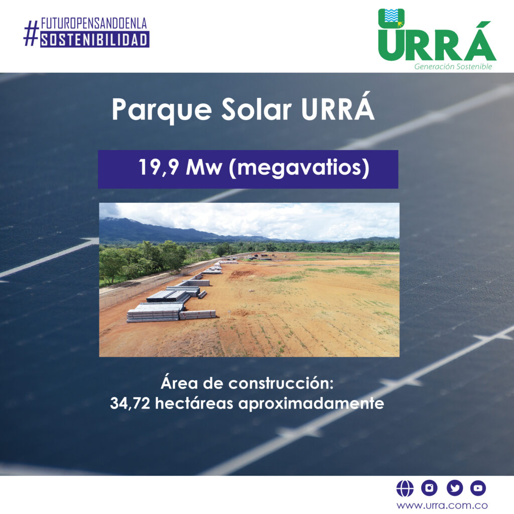 En marcha las primeras acciones de la Planta Solar Fotovoltaica URRÁ 19.9 MW – URRA